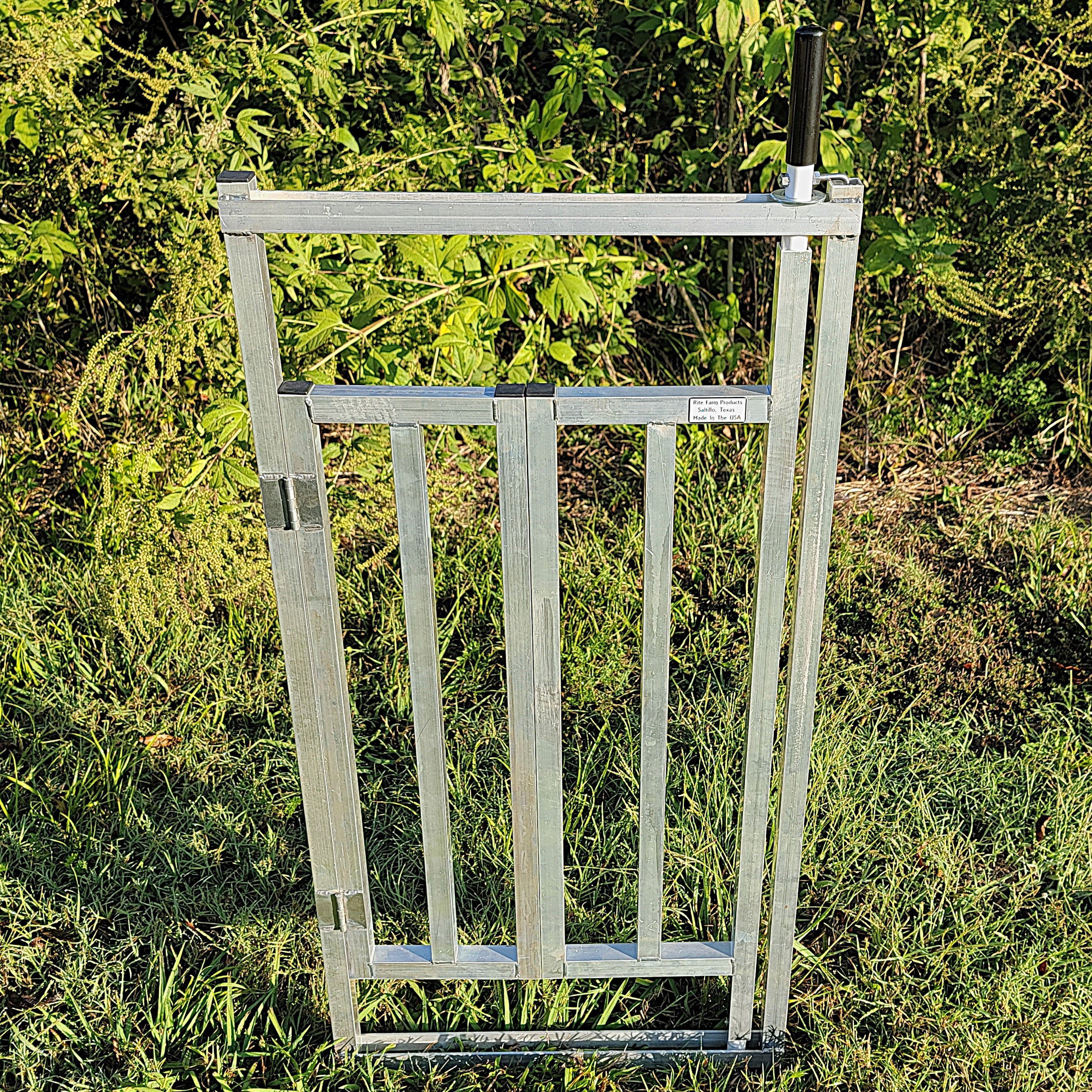 Aluminum 40-Inch-Tall Sheep & Goat Folding Stop Gate for Sorting Alley ...